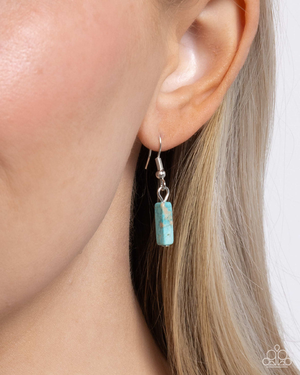 Earthy Extrovert - Blue Necklace - Paparazzi Accessories – Bedazzle Me ...