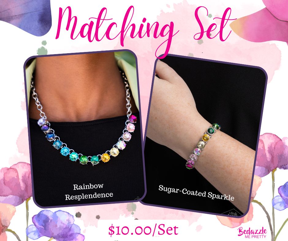 Matching Set - Sugar-Coated Sparkle & Rainbow Resplendence – Bedazzle ...