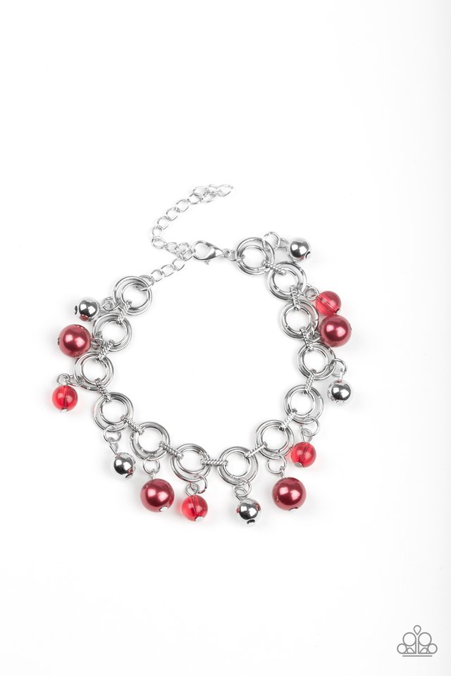Fancy Fascination - Red Bracelet - Paparazzi Accessories – Bedazzle Me ...