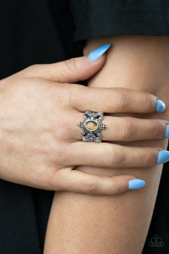 Reformed Refinement - Brown Ring - Paparazzi Accessories – Bedazzle Me ...