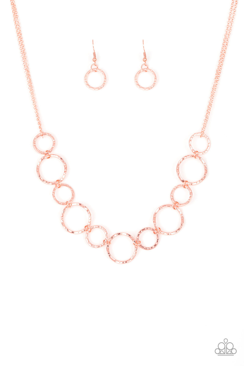 Circus Show - Copper Necklace - Paparazzi Accessories – Bedazzle Me ...