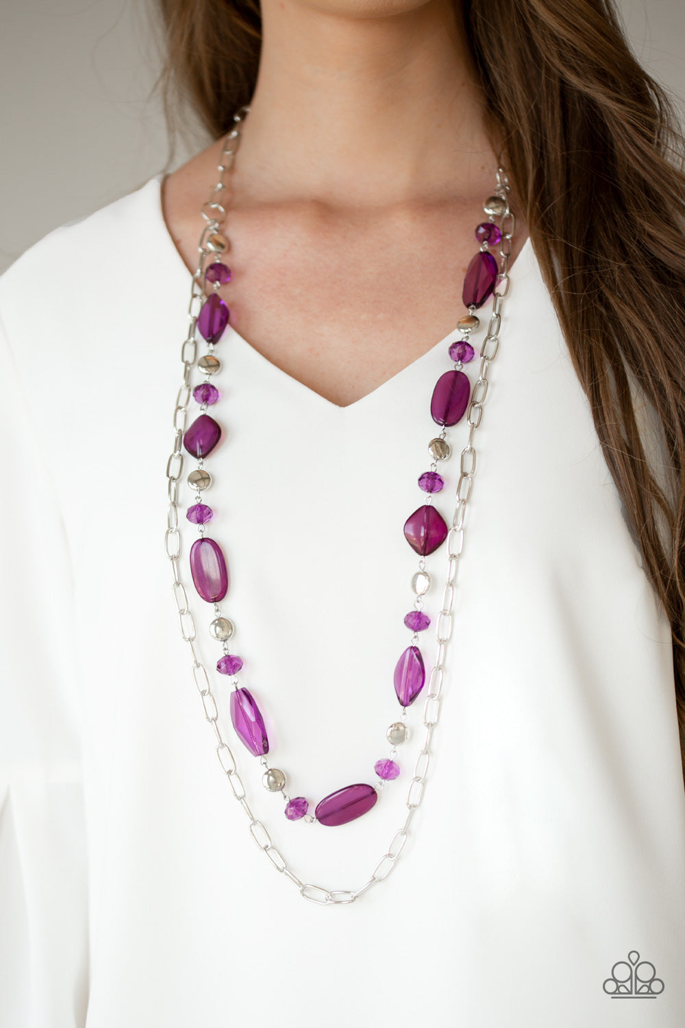 Colorful Couture - Purple Necklace - Paparazzi Accessories – Bedazzle ...