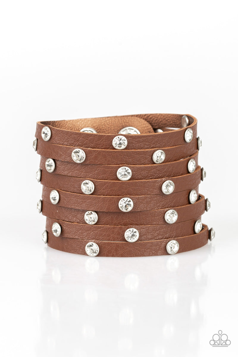 Sass Squad - Brown Bracelet - Paparazzi Accessories – Bedazzle Me ...